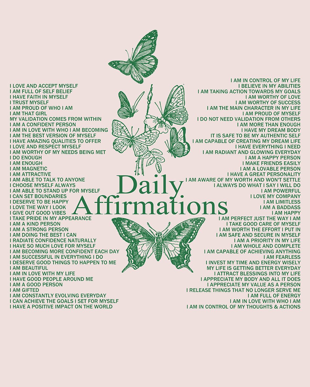 Daily Affirmations – Poster Master