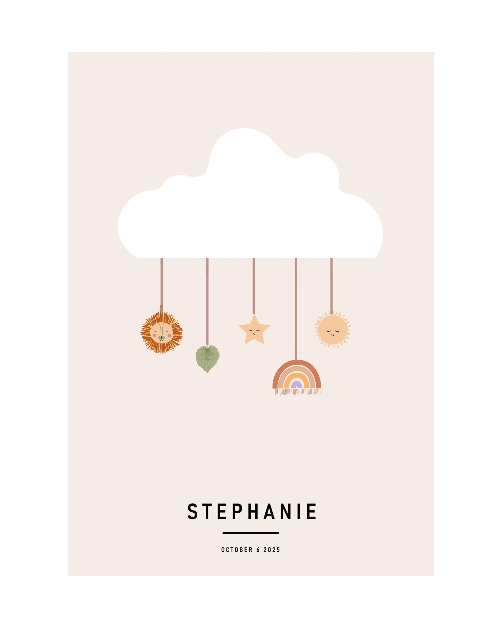 Pastel Boho Rainbow – Poster Master