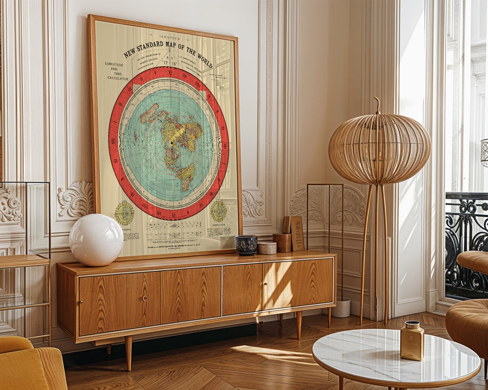 New Standard Map of The World Poster – Poster Master