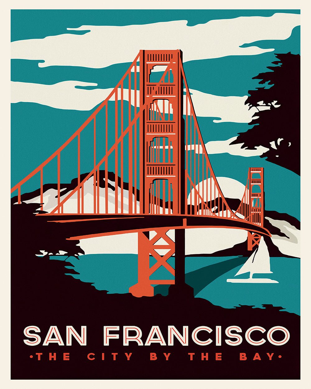 San Francisco The City By The Bay – Poster Master