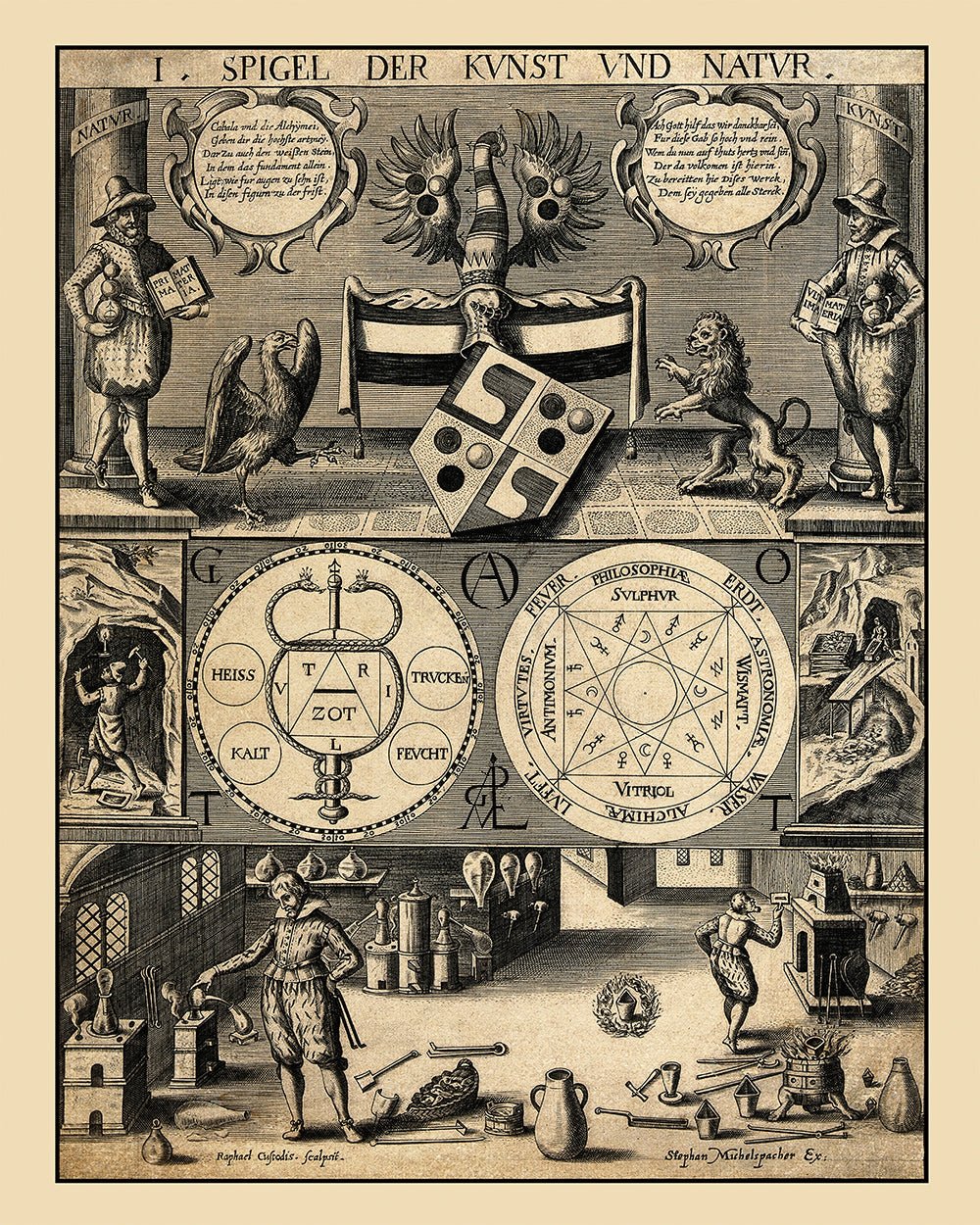 The Mirror of Art and Nature in Alchemy – Poster Master