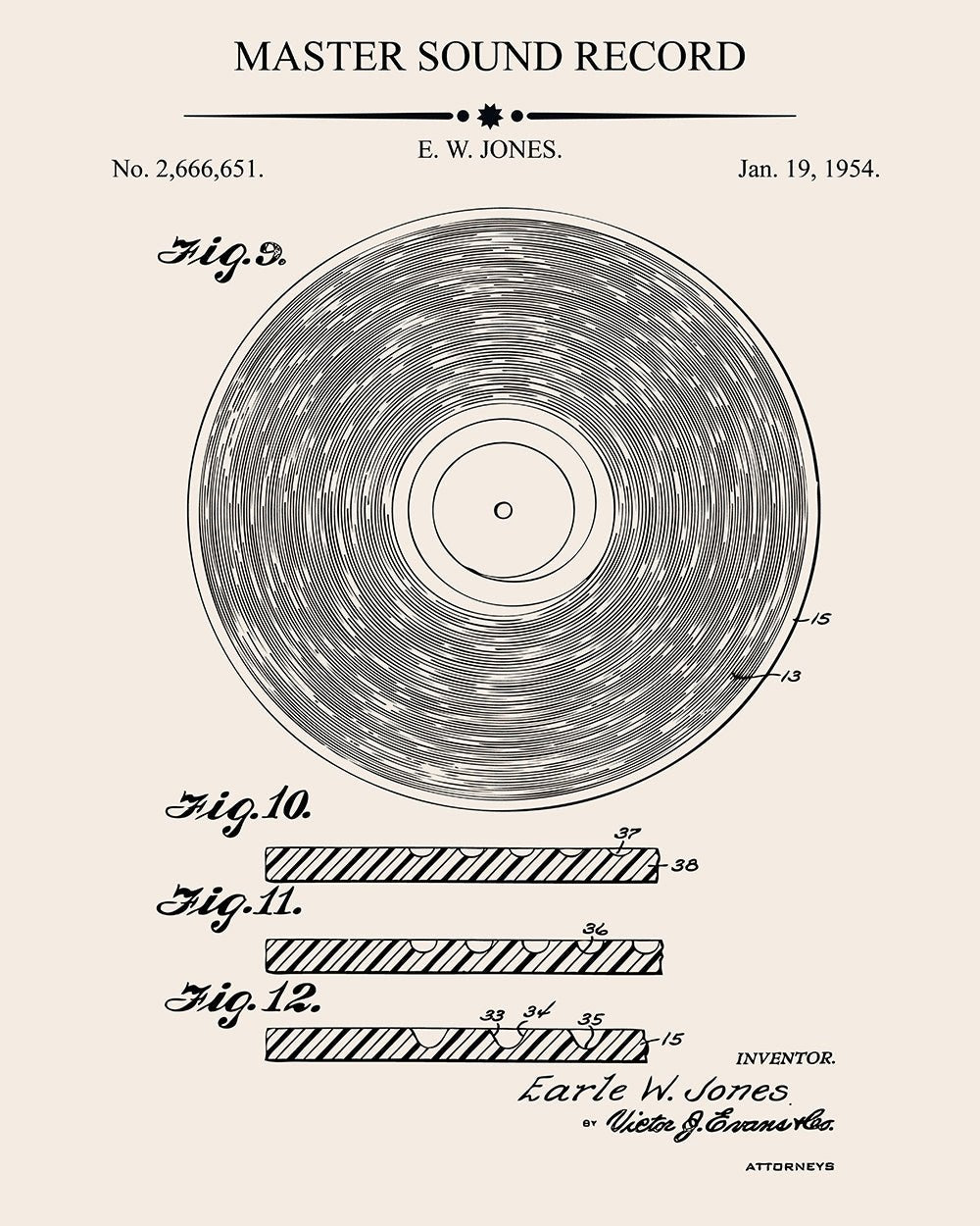 Sound Record Blueprint – Poster Master