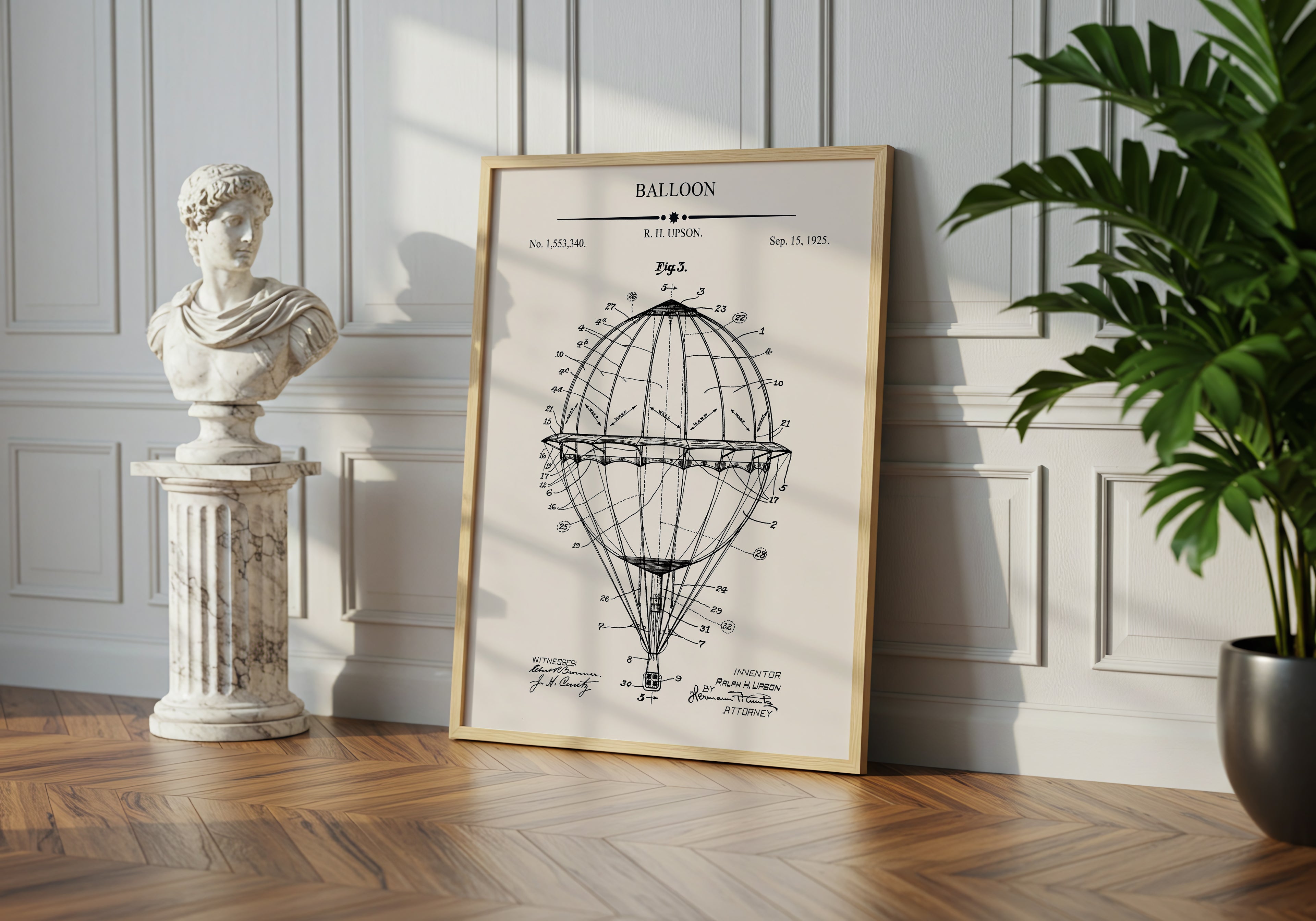 Balloon Blueprint – Poster Master Studio