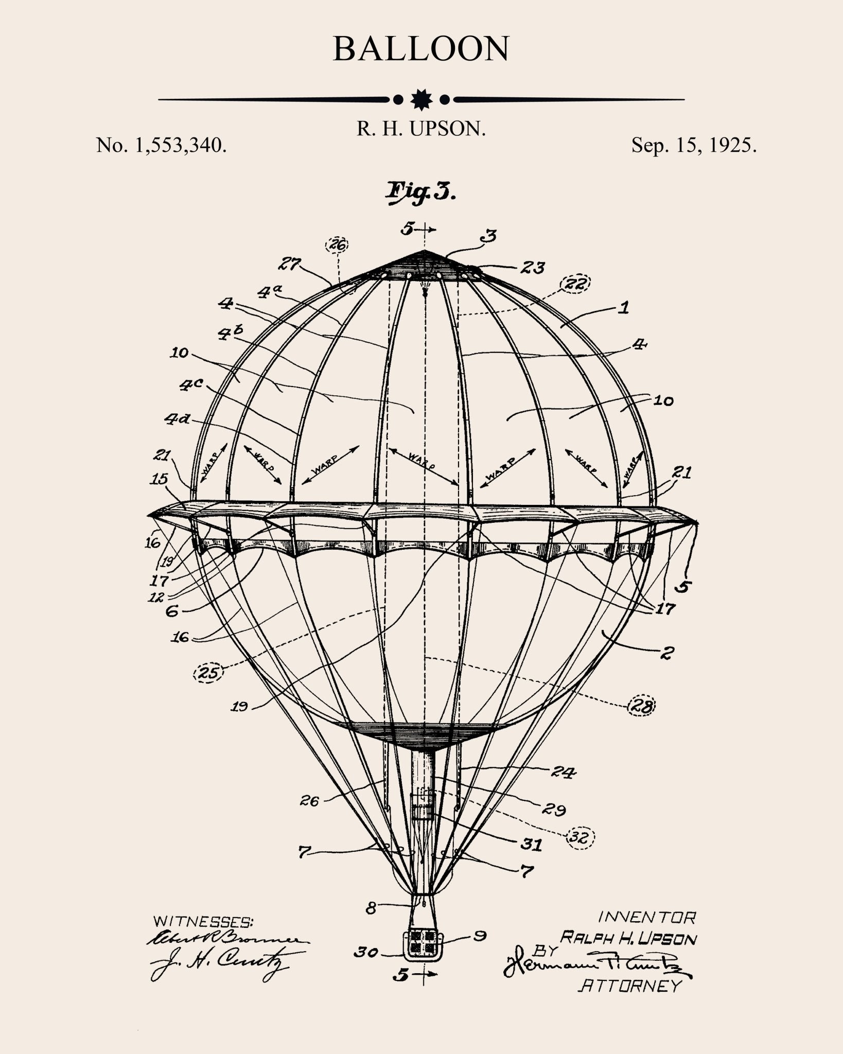Balloon Blueprint – Poster Master