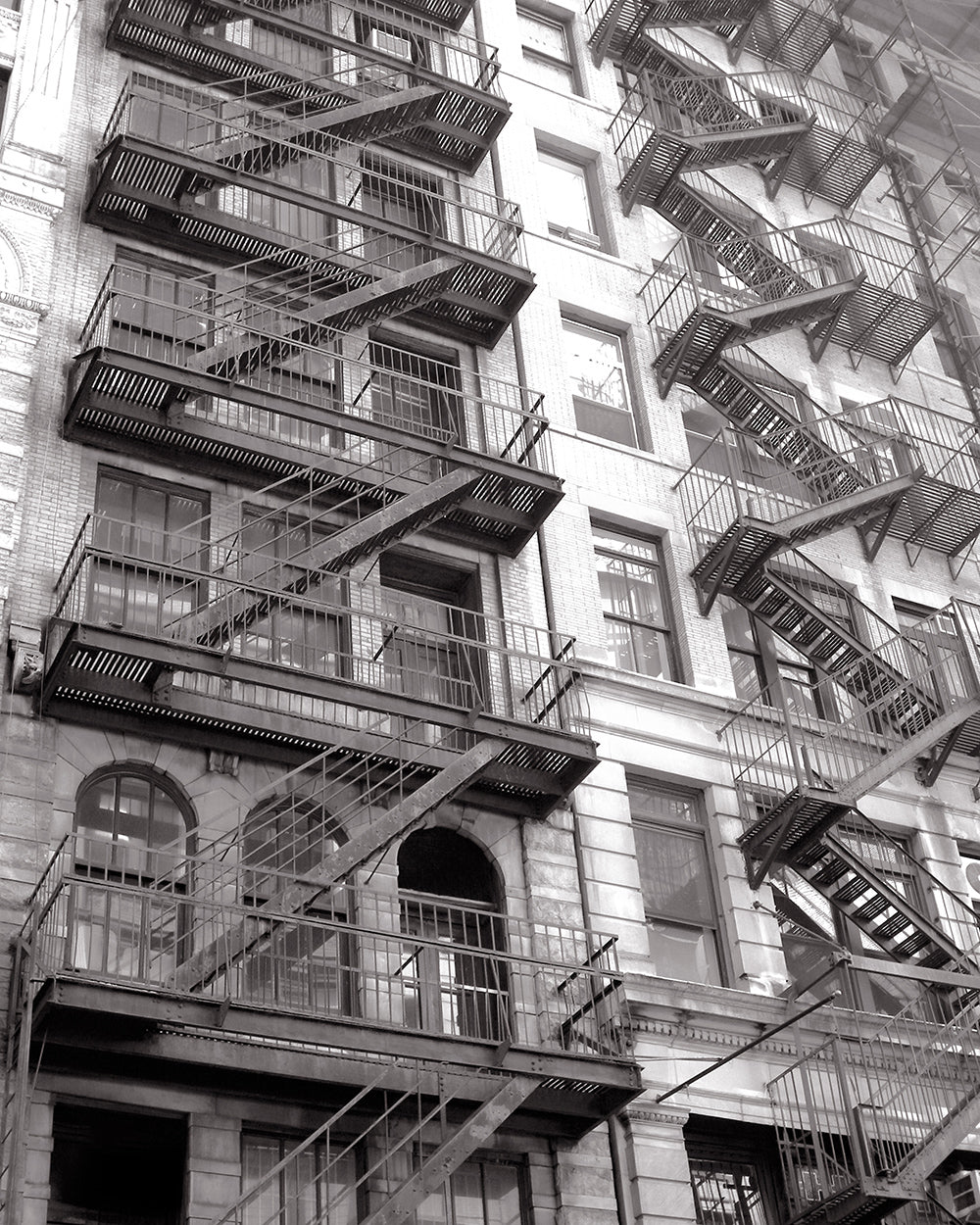 Fire Escape on Building – Poster Master