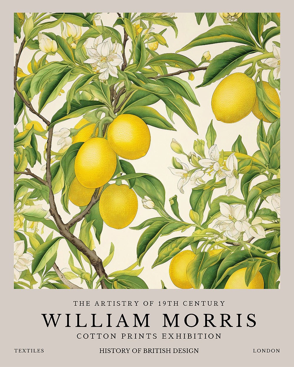 William Morris - Lemon Tree – Poster Master Studio