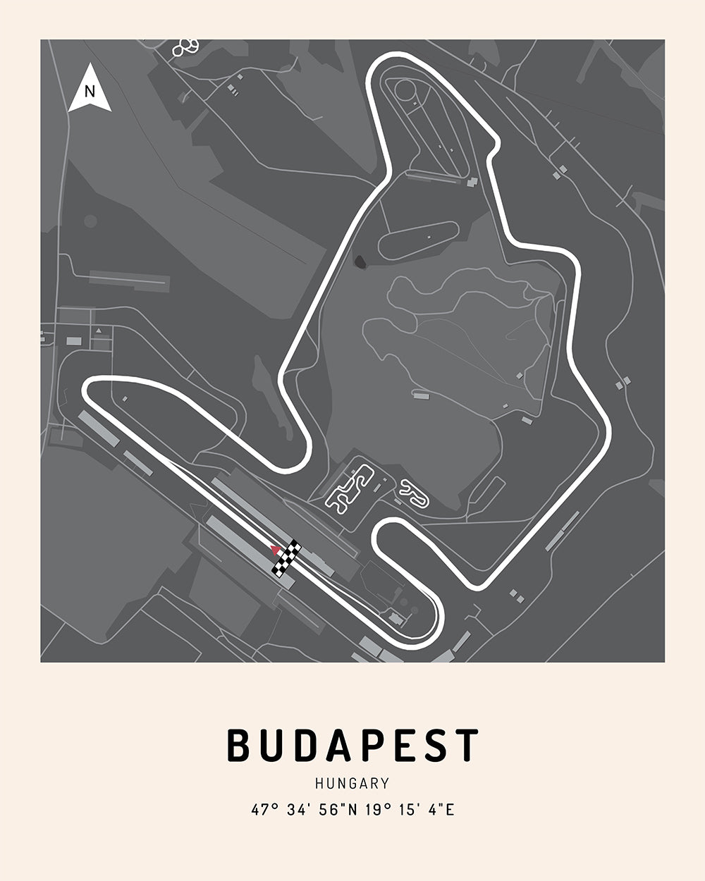 Budapest Race Track – Poster Master