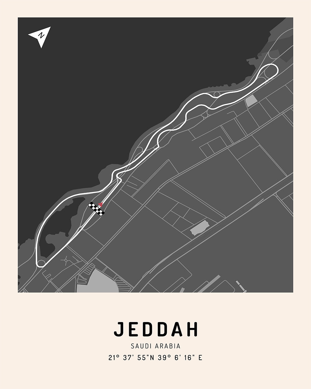 Jeddah Race Track – Poster Master