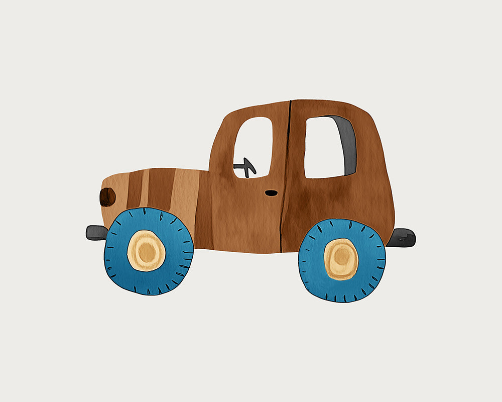 Nursery Toy Car – Poster Master